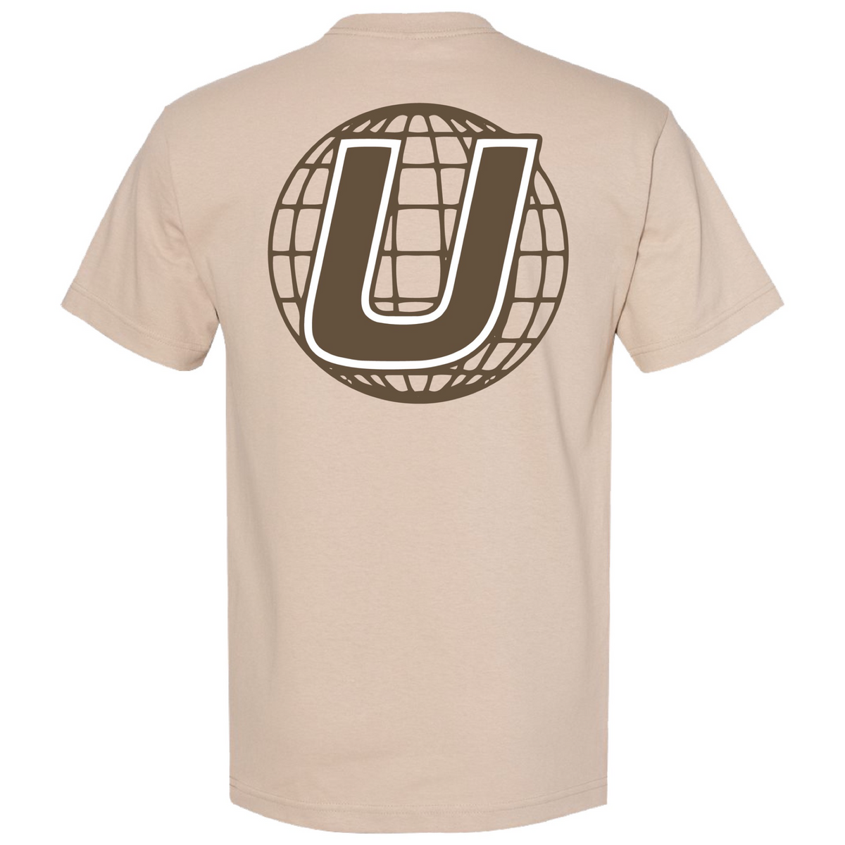 Classic Fit Universal Brown Puff Tee Sand – Universal & Co. LLC